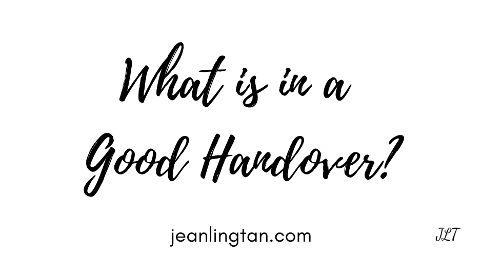 What’s in a good handover? – Jean Ling Tan | Aspiring Clinical Academic