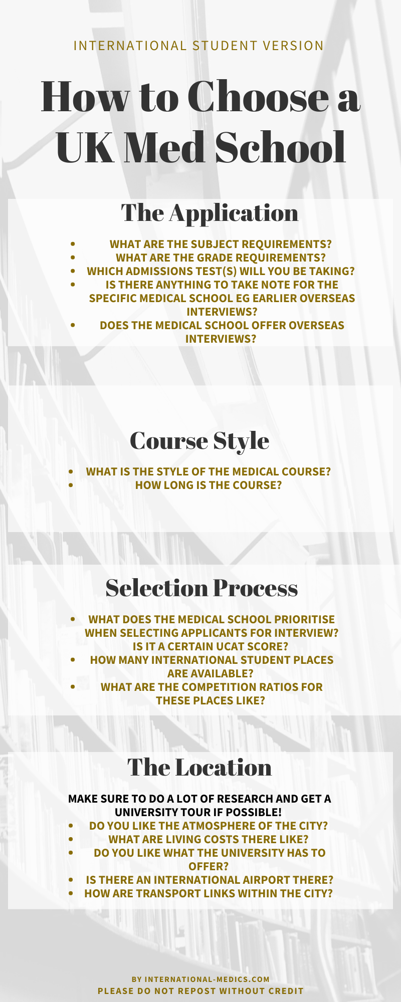 How To Choose a UK Medical School: International Student Version – Jean ...